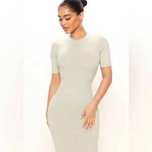 Windsor | Dresses | Nwt Windsor Bodycon Ribbed Midi Dress | Poshmark